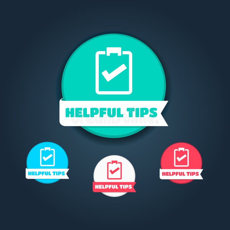 Tips Labels Stock Illustrations – 178 Tips Labels Stock Illustrations ...