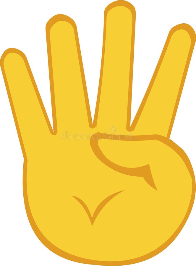 Cartoon Four Fingers Stock Illustrations – 523 Cartoon Four Fingers ...