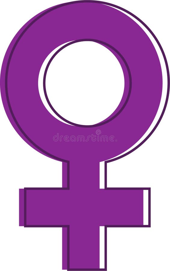 Vector Illustration of the Feminine Sign. Feminism. Eight of March ...