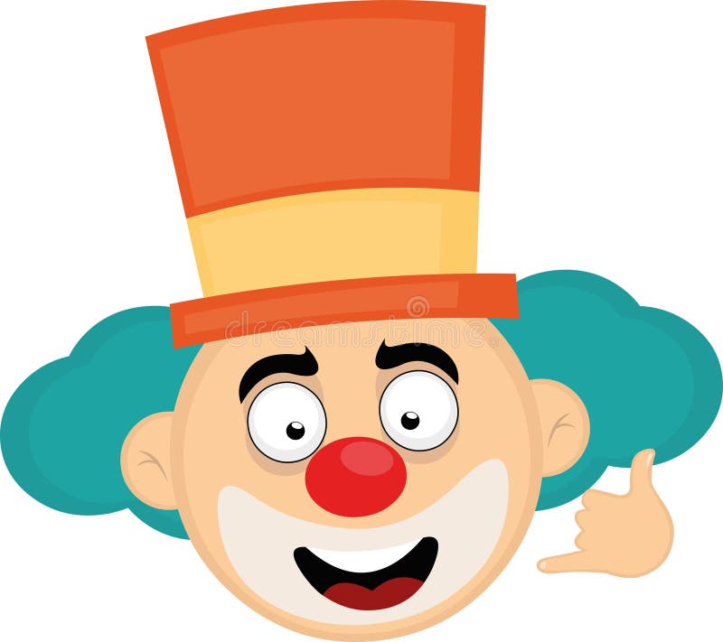 Clown Hand Finger Stock Illustrations – 134 Clown Hand Finger Stock ...