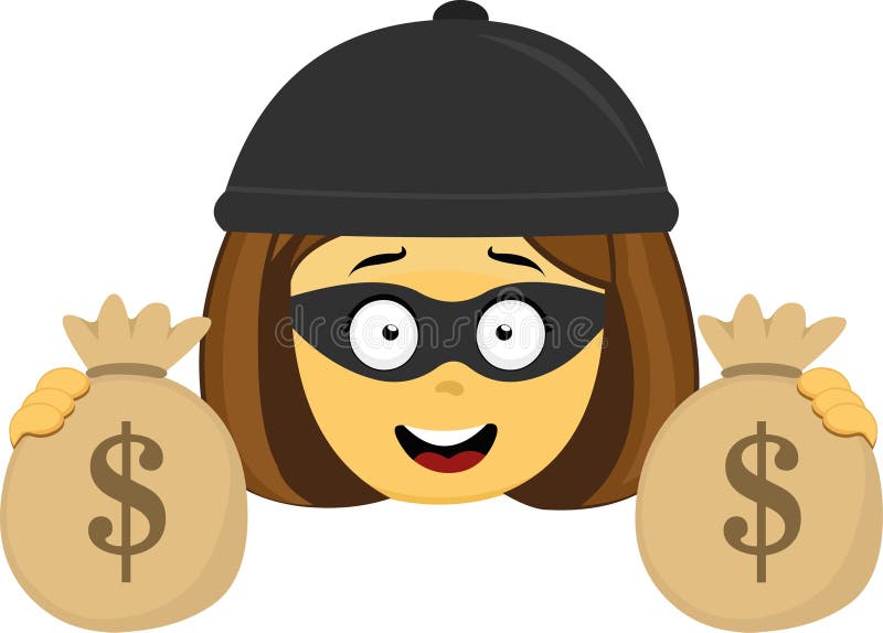 Emoticon Emoji Burglar Thief Criminal Stock Illustrations – 22 Emoticon ...