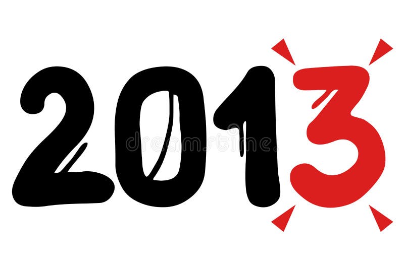 2013 number design stock vector. Illustration of label - 240482214