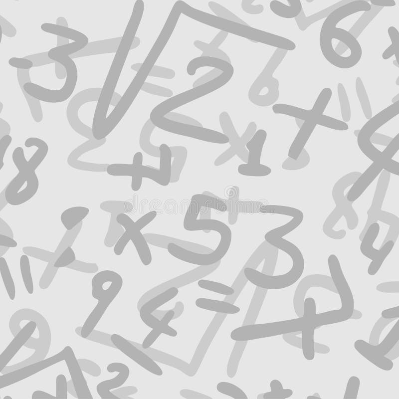 Numbers Abstract Background Stock Vector - Illustration of academic ...