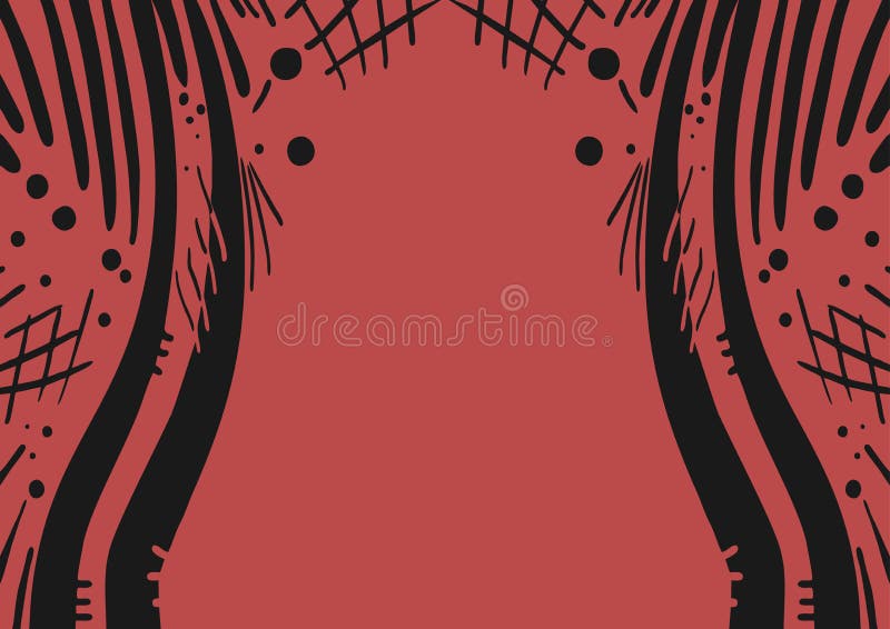 Red art cover stock vector. Illustration of circles - 240481662