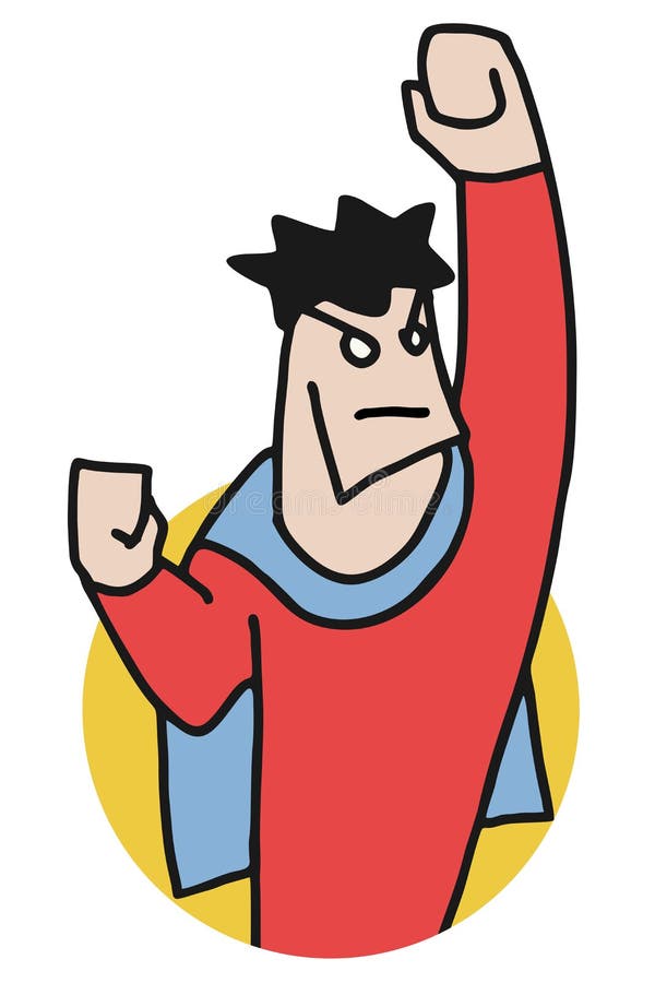 Superhero Flying Punch Stock Illustrations – 117 Superhero Flying Punch ...