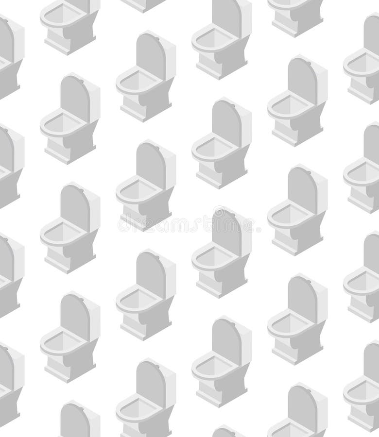 Toilet Bathroom Seamless Vector Pattern. Stock Vector - Illustration of ...