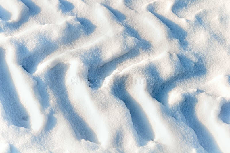 Imprint on the Snow. Winter Stock Photo - Image of imprint, snow: 163560086
