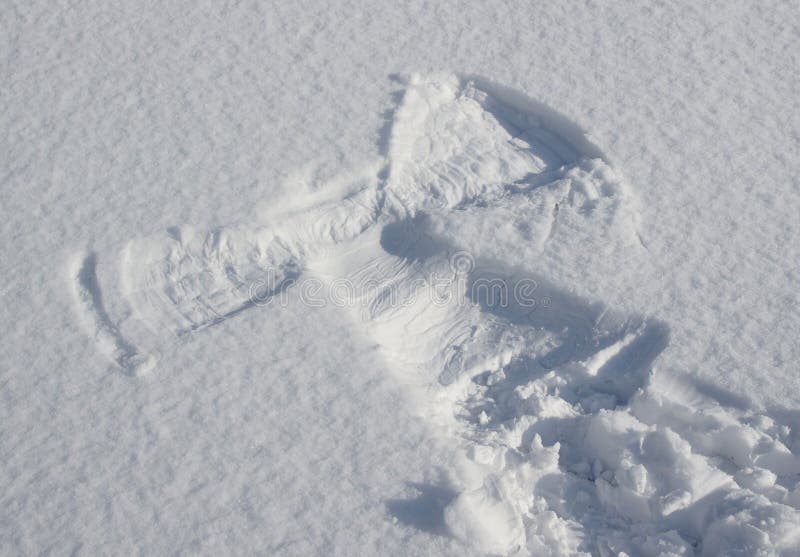 The Imprint of a Human Body Stock Photo - Image of texture, christmas ...