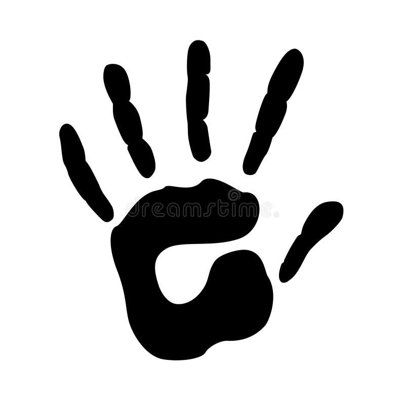 Human Grunge Handprint Skin Texture Stock Illustrations – 94 Human ...