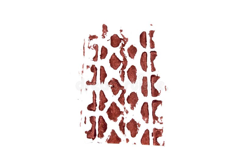 Imprint Isolated on White Background Stock Illustration - Illustration ...