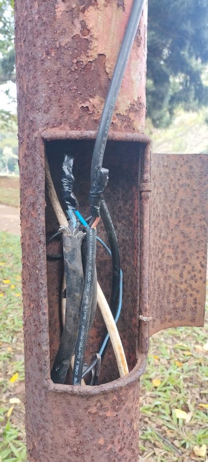 Improper Connection of Electrical Cables Will Endanger Humans Stock ...