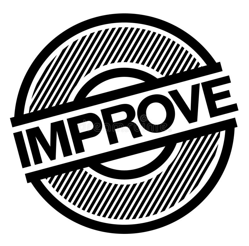 Improve black stamp stock vector. Illustration of icon - 124264448 Improve black stamp stock vector. Illustration of icon - 124264448