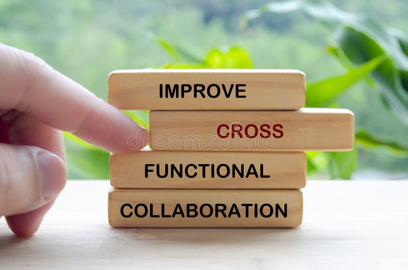 Implement Continuous Process Monitoring Text on Wooden Blocks ...