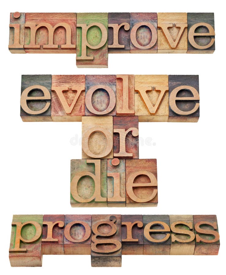 New & Improved stock image. Image of business, letterpress - 22598443