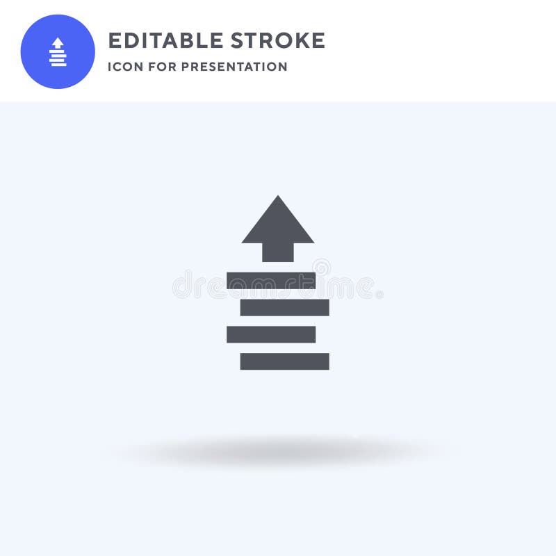 Improve Icon Vector, Filled Flat Sign, Solid Pictogram Isolated on ...