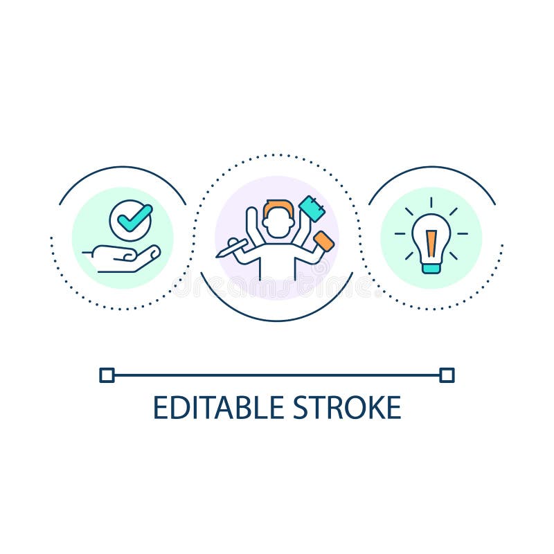 Improve Productivity Loop Concept Icon Stock Vector - Illustration of ... Improve Productivity Loop Concept Icon Stock Vector - Illustration of ...