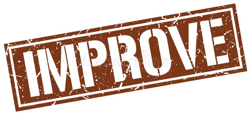 Improve stamp stock vector. Illustration of grunge, rubber - 120853400