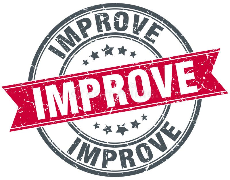 Improve stamp stock vector. Illustration of round, band - 120395771