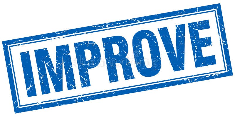 Improve stamp stock vector. Illustration of seal, vector - 125215408