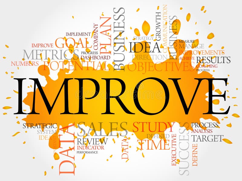 Improve Word Speedometer Measure Increase Better Performance Stock ...