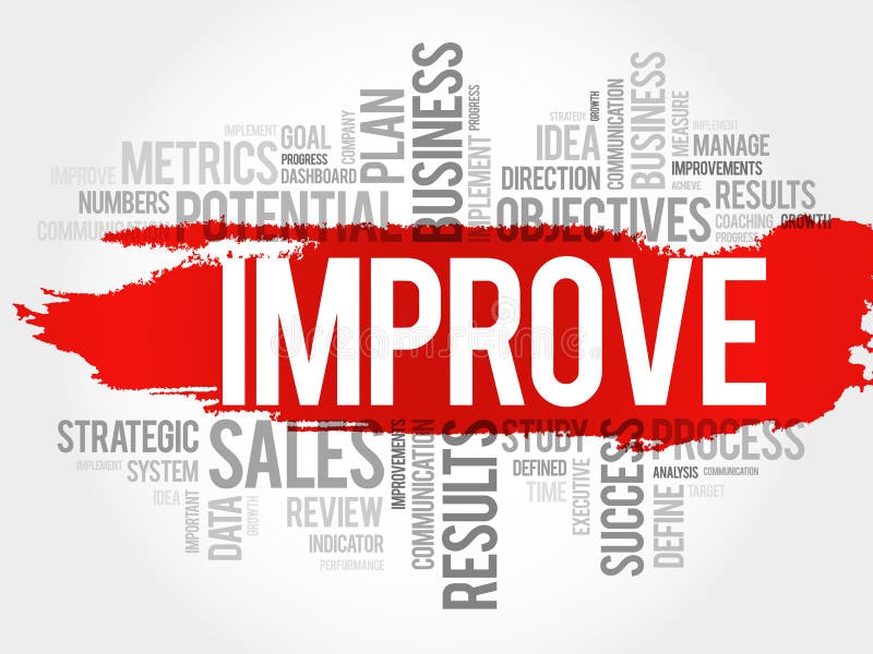 Improve Word Speedometer Measure Increase Better Performance Stock ...