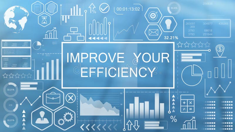 Improve Your Efficiency, Animated Typography Hologram Virtual Stock ... Improve Your Efficiency, Animated Typography Hologram Virtual Stock ...