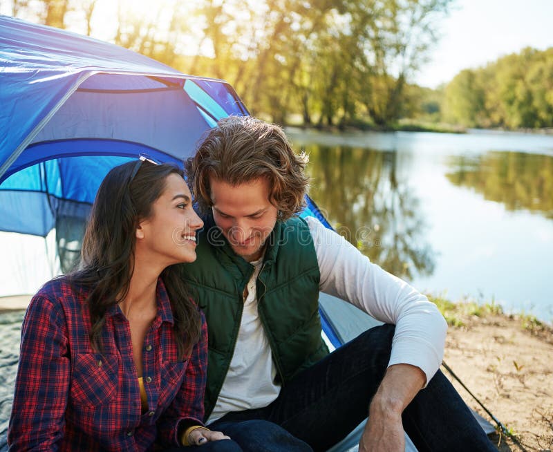 Improve Your Relationship by Going Camping. an Adventurous Couple Out ...