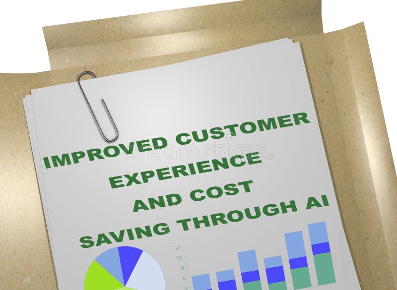 Improved Customer Experience and Cost Savings through AI Concept Stock ...