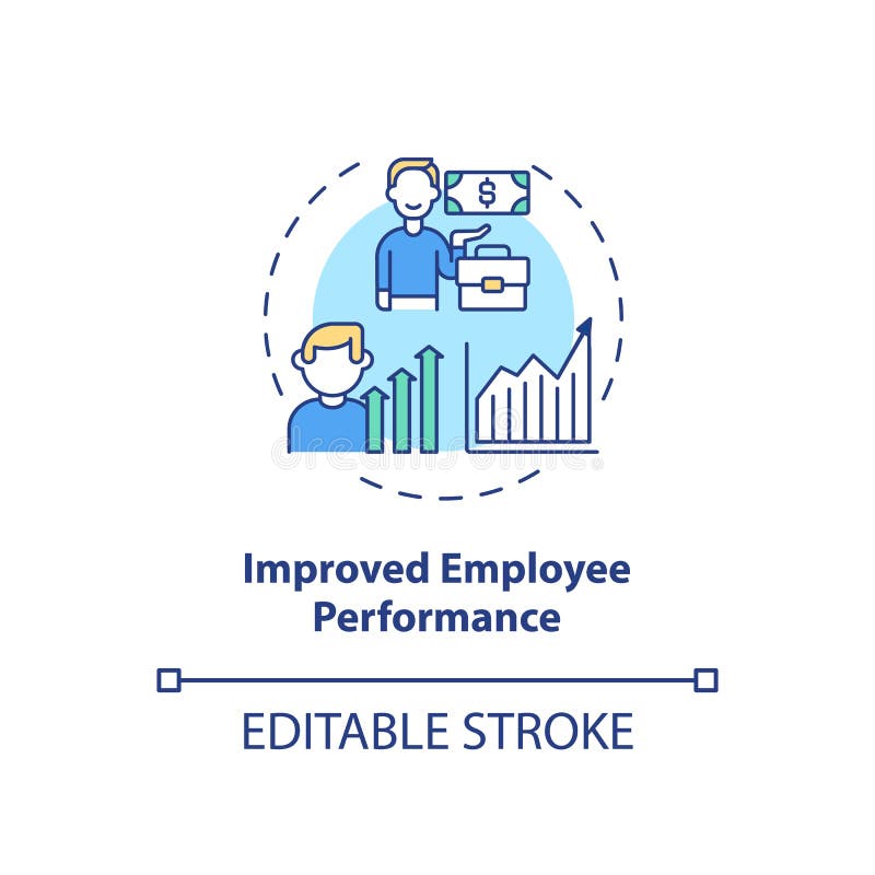 Employee Performance Evaluation Concept Icon Stock Vector ...