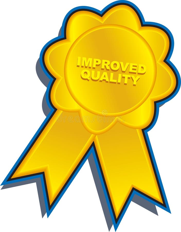 Improved quality logo stock vector. Illustration of satisfaction - 13719206 Improved quality logo stock vector. Illustration of satisfaction - 13719206