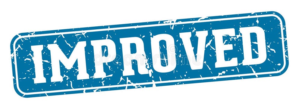 Improved Rectangular Sign. Improved Stamp Stock Vector - Illustration ...