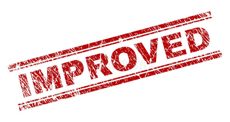 Grunge Textured IMPROVED Stamp Seal Stock Vector - Illustration of ...