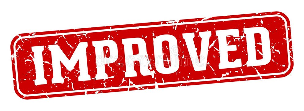 Improved Rectangular Sign. Improved Stamp Stock Vector - Illustration ...