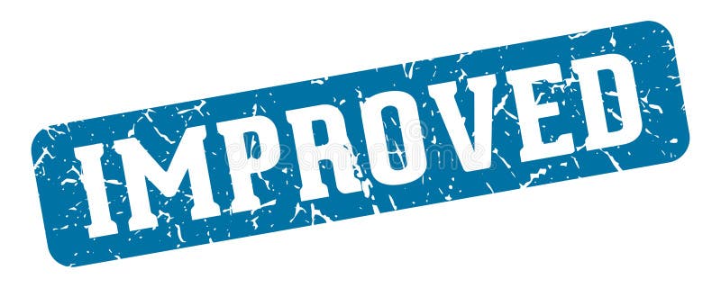 Improved Rectangular Sign. Improved Stamp Stock Vector - Illustration ...