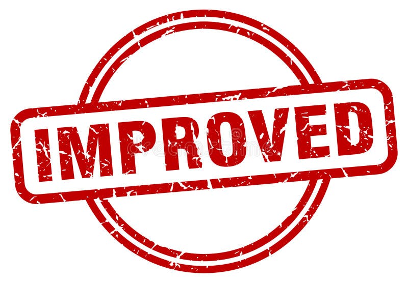 Improved Stamp. Improved Round Vintage Grunge Label Stock Vector ...