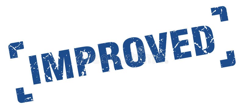 Improved Stamp. Improved Round Vintage Grunge Label Stock Vector ...