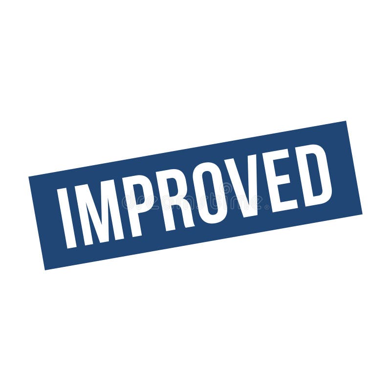 Improved Stamp, Improved Square Sign Stock Illustration - Illustration ...