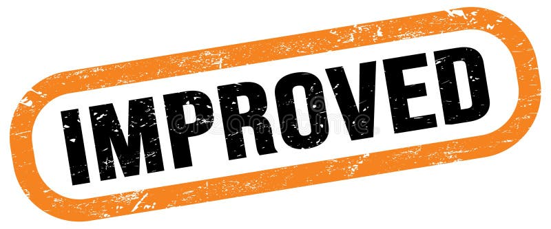 IMPROVED Text on Green Grungy Rectangle Stamp Stock Illustration ...