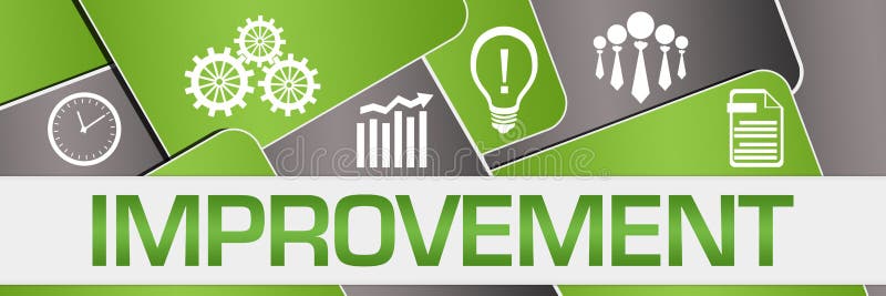 Improvement Green Tick Mark Stock Illustration - Illustration of check ...