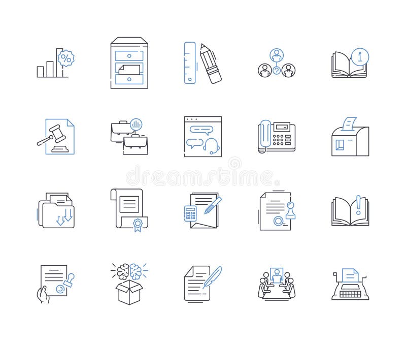 Improvement Line Icons Collection. Progress, Growth, Advancement ...