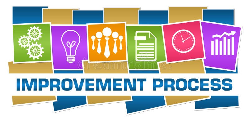 Continuous Improvement Blue Background Plan Stock Illustrations – 74 ...