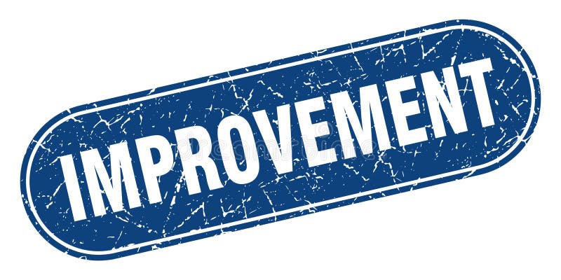 Improvement Sign Indicates Message Arrow and Advance Stock Illustration ...