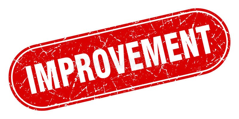 Improvement Sign. Improvement Grunge Stamp Stock Vector - Illustration ...