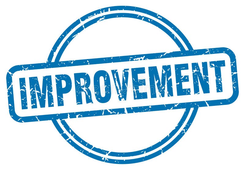 Improvement blue stamp stock vector. Illustration of improvement ...