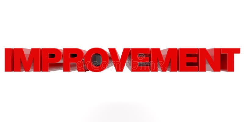 Improvement word cloud stock illustration. Illustration of collage ...