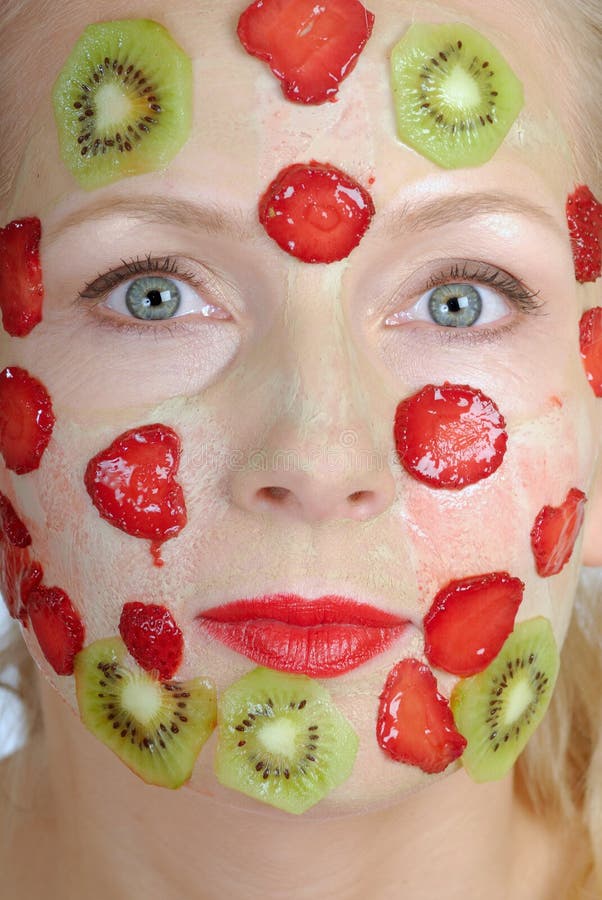 Improving mask from fruit stock image. Image of lifestyle - 3565971