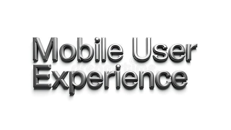Improving Mobile User Experience with Design Principles and Usability Techniques Stock ...