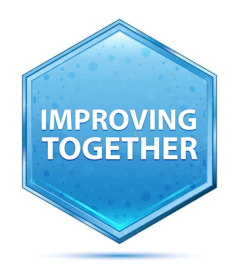 Improving Together Red Bubble Background Stock Illustration ...