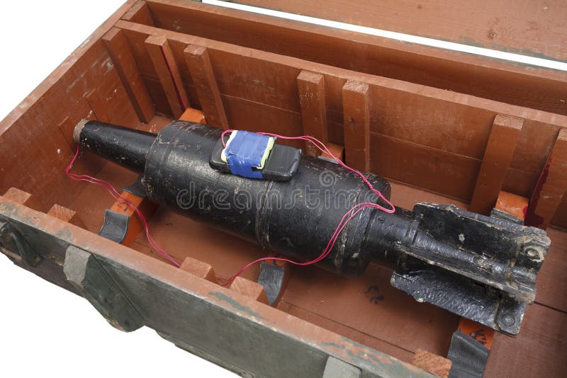 Improvised Explosive Device IED from Tank Projectile Stock Photo ...