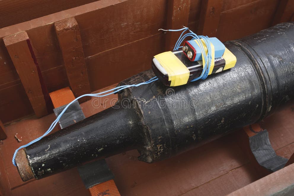 Improvised Explosive Device IED from Tank Projectile Stock Image ...